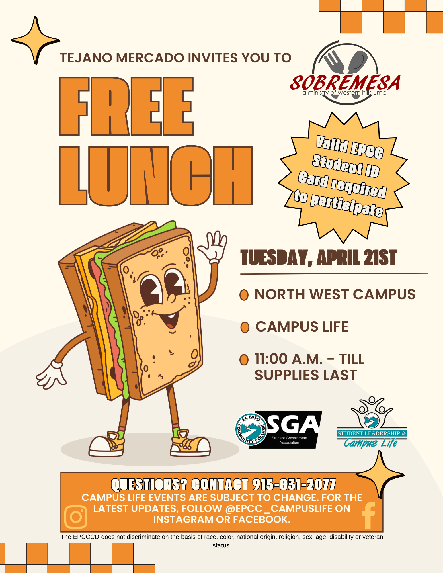 Events - Free Lunch