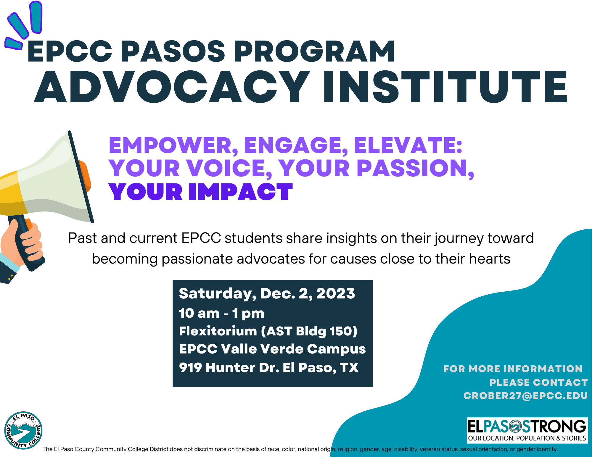 Events - EPCC Pasos Program Advocacy Institute