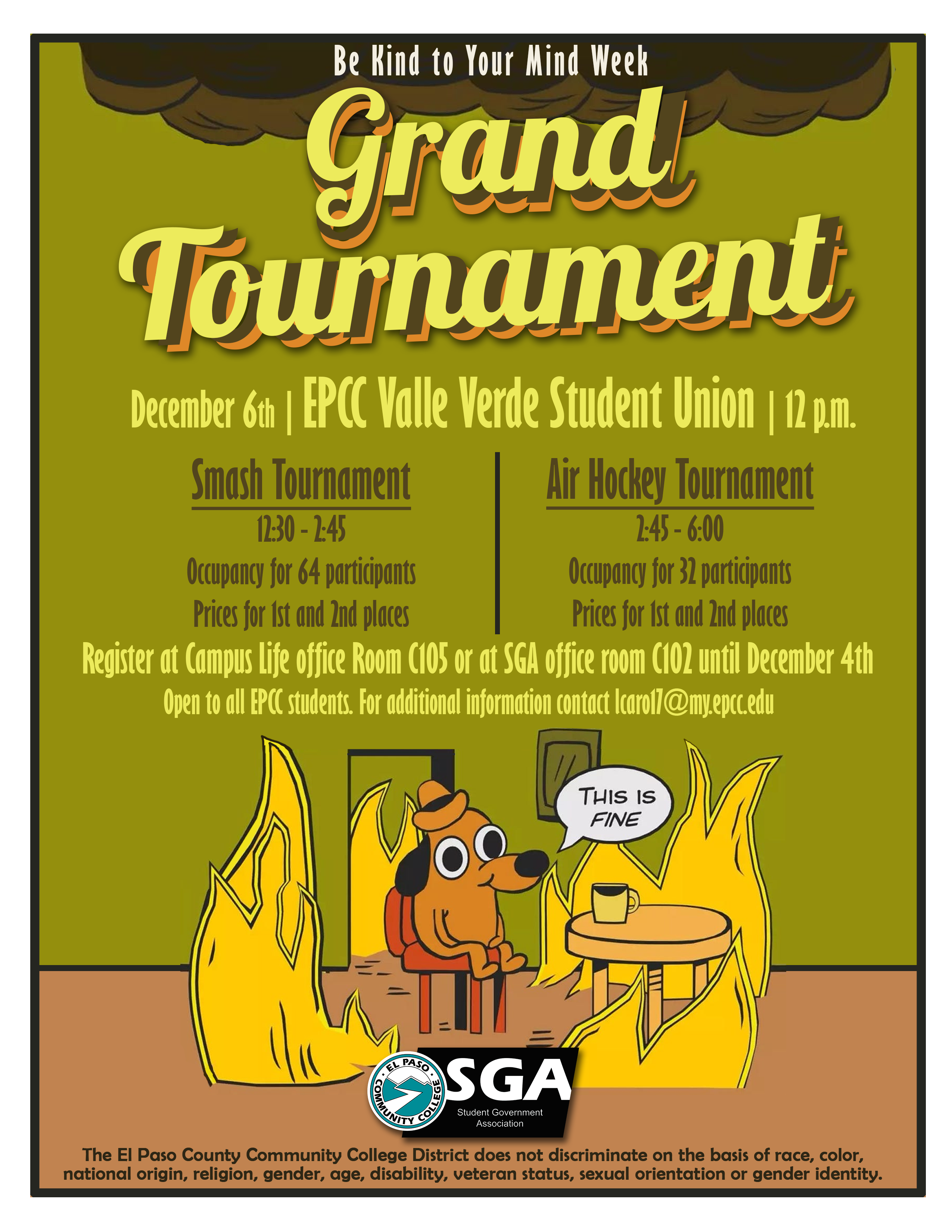 Events - "Be Kind to your Mind" Grand Tournament